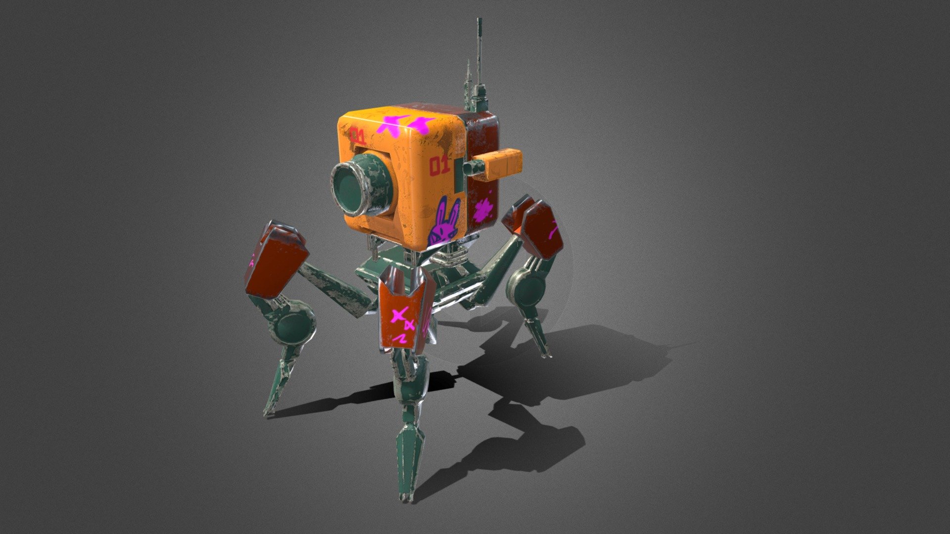 robot - 3D model by ctrl-z [ff07f45] - Sketchfab