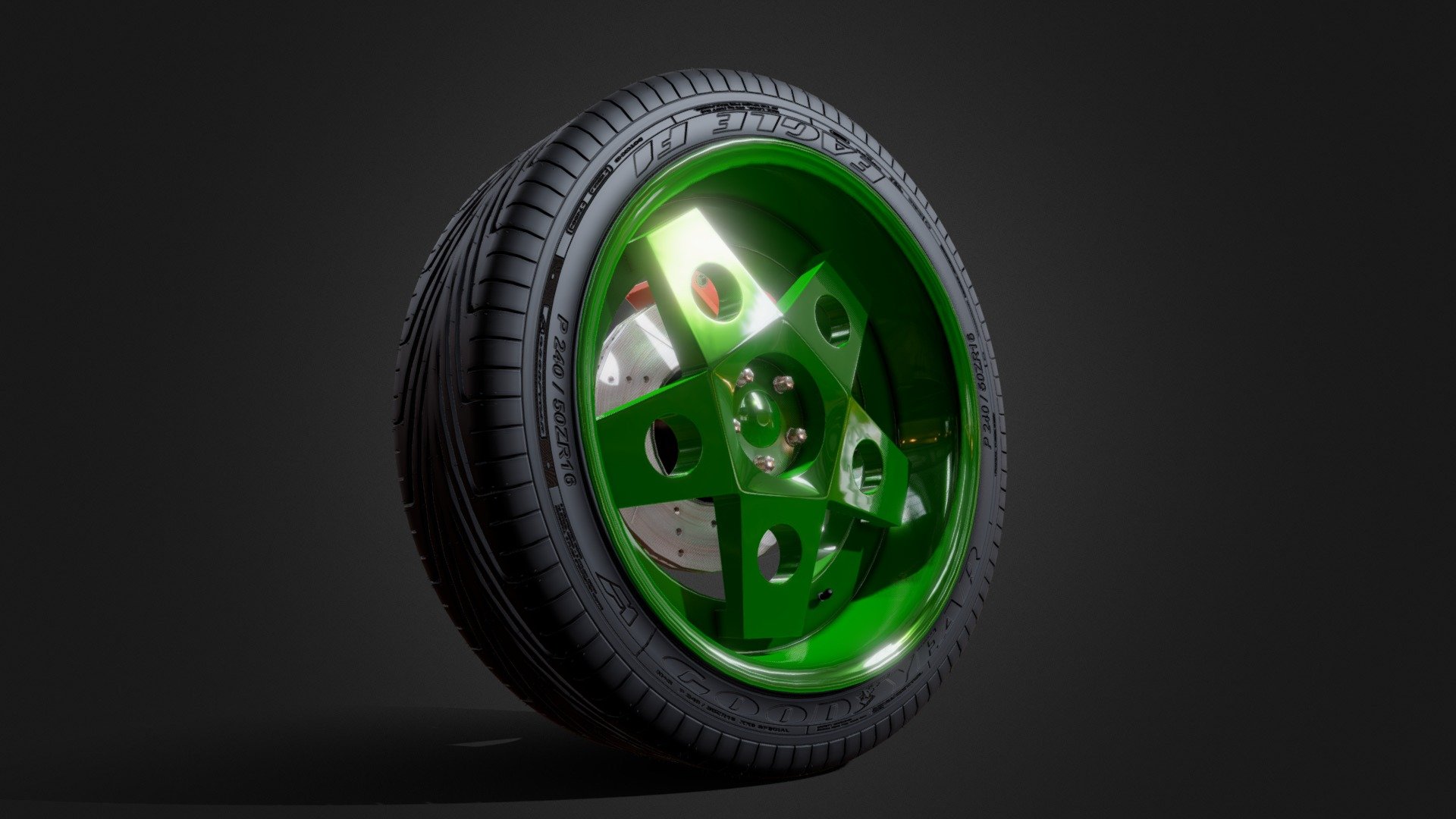Wheel1 - Buy Royalty Free 3D model by BumpkinCZ [ff095ec] - Sketchfab Store