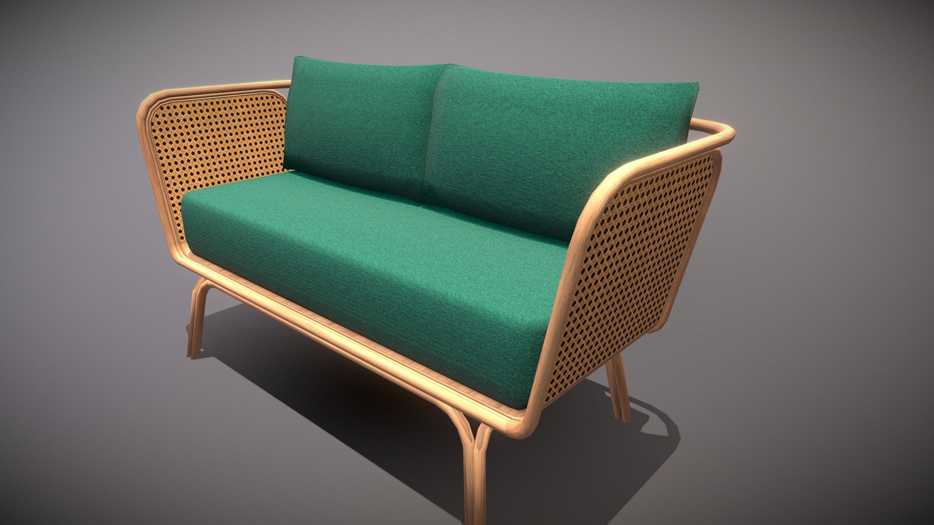 Lowpoly Realistic Bohemian Sofa 5 - Buy Royalty Free 3D model by ...