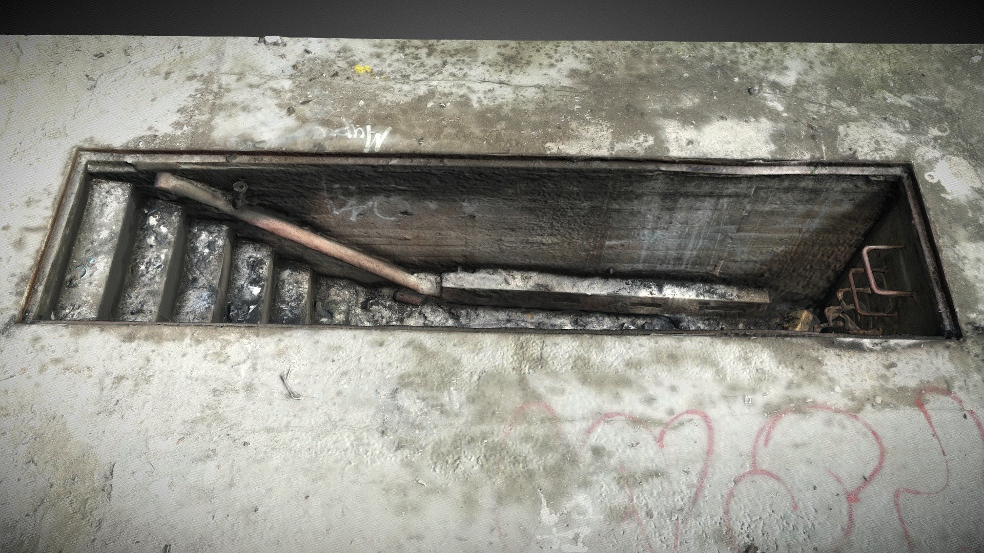 Abandonned Mechanic's Trench - Buy Royalty Free 3D model by Léonard ...