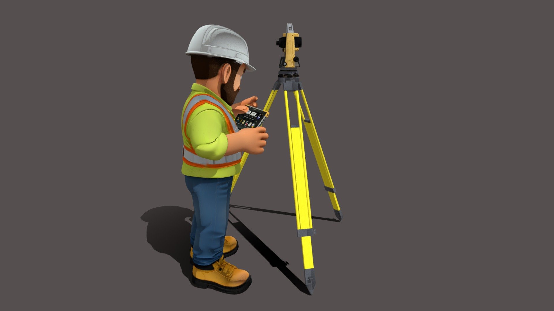 Operator Topcon lowpoly - Download Free 3D model by TG13730 [ff09ff9 ...