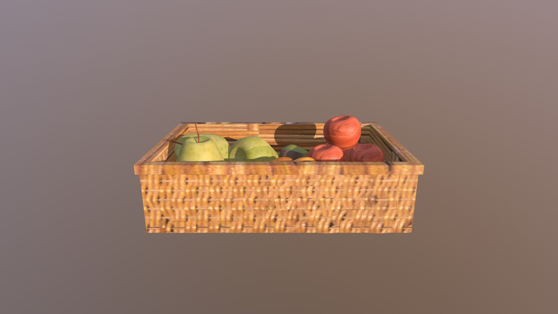 Fruit-basket - 3D model by raillimagpantay [ff0f364] - Sketchfab