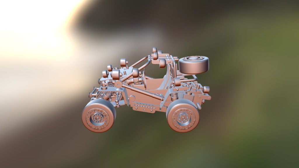 toy metal buggy - 3D model by RegularAuthor [ff12489] - Sketchfab