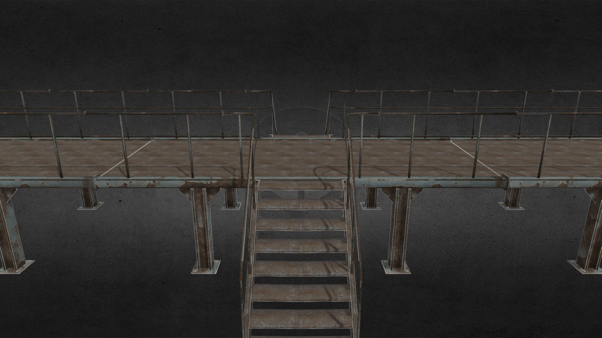 Metal rusted construction - Download Free 3D model by Mouad Hsaine ...