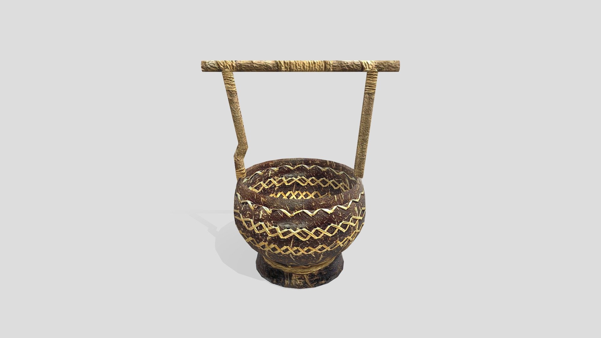 COCONUT SHELL HANDLE_3 - Download Free 3D model by eeelabvisual ...