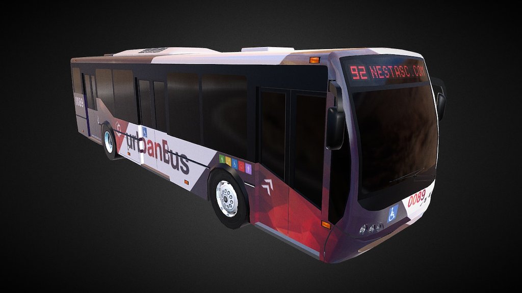 Urban Bus - Buy Royalty Free 3D model by jdaniel_92 (@jdaniel_gz ...