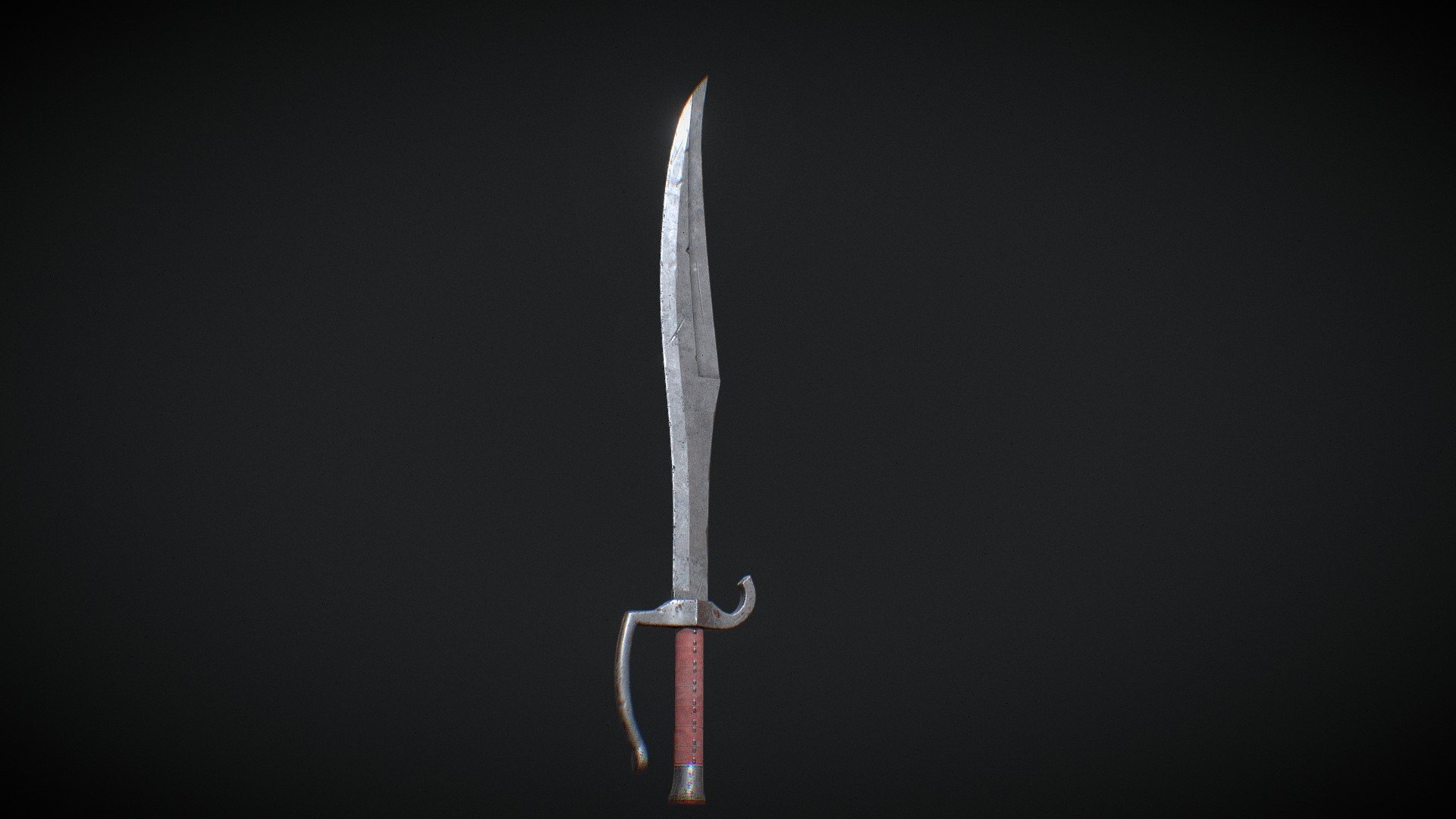 Medieval Weapon Falchion -PBR- Game Ready - Buy Royalty Free 3D model by RavenLoh [ff14a7b ...