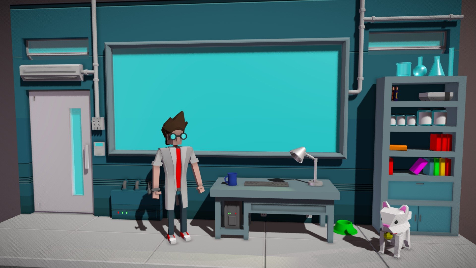 Super CatScape - Dr. Sam Lab Diorama - 3D model by Oscar Jasso (@os ...
