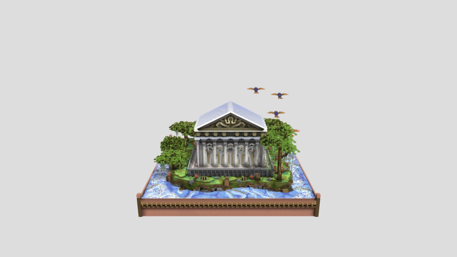 Greek lobby - 3D model by Airyflux [ff16081] - Sketchfab
