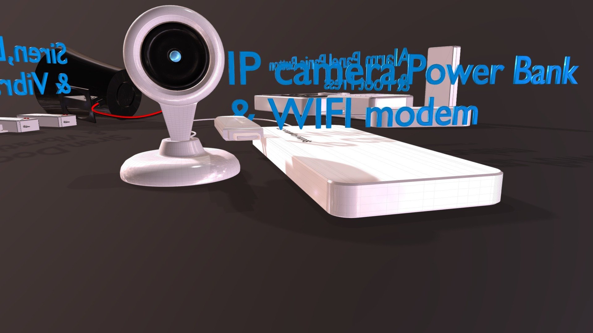 Alarm System - 3D model by DaveMwayi [ff1693a] - Sketchfab