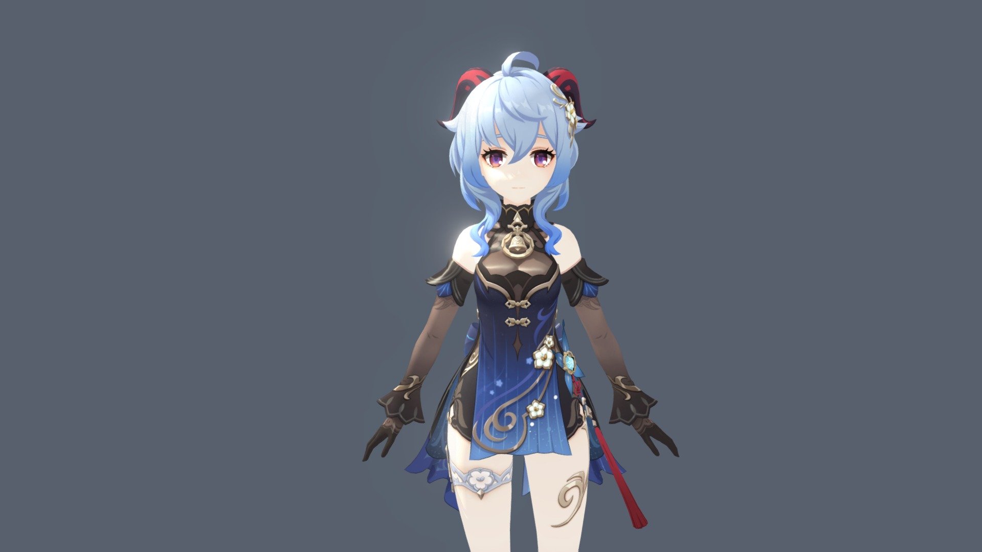 genshin impact ganyu Twilight Blossom 原神 甘雨 玄玉瑶芳 - Download Free 3D ...