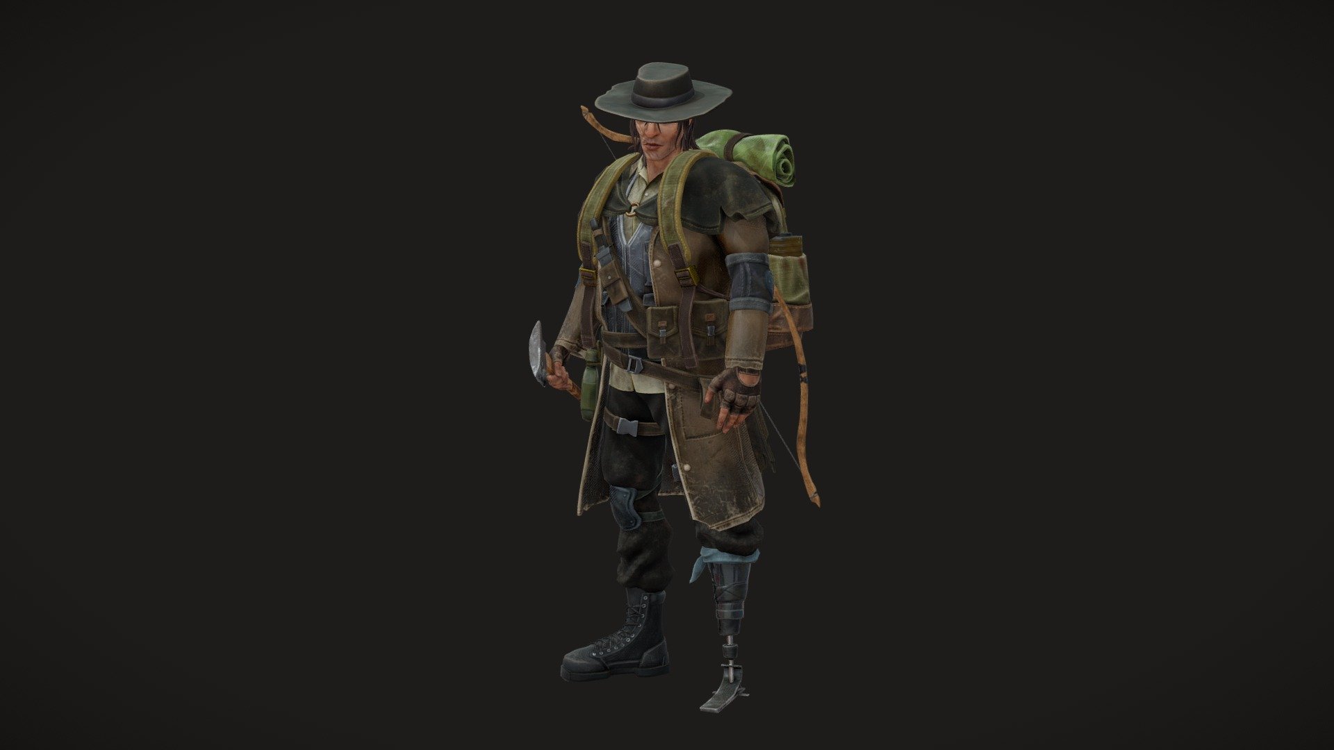 Post Apocalyptic Assassin - 3D model by Elive101 [ff170e6] - Sketchfab