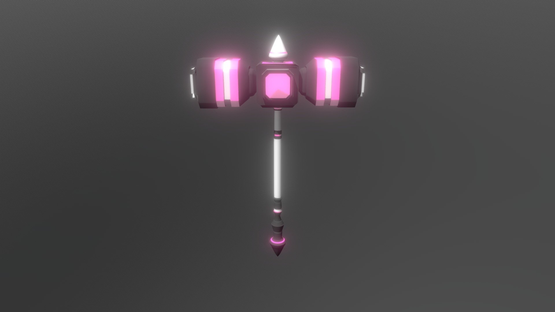 Pink Sci-fi Hammer - 3D model by Nilsa [ff17f92] - Sketchfab