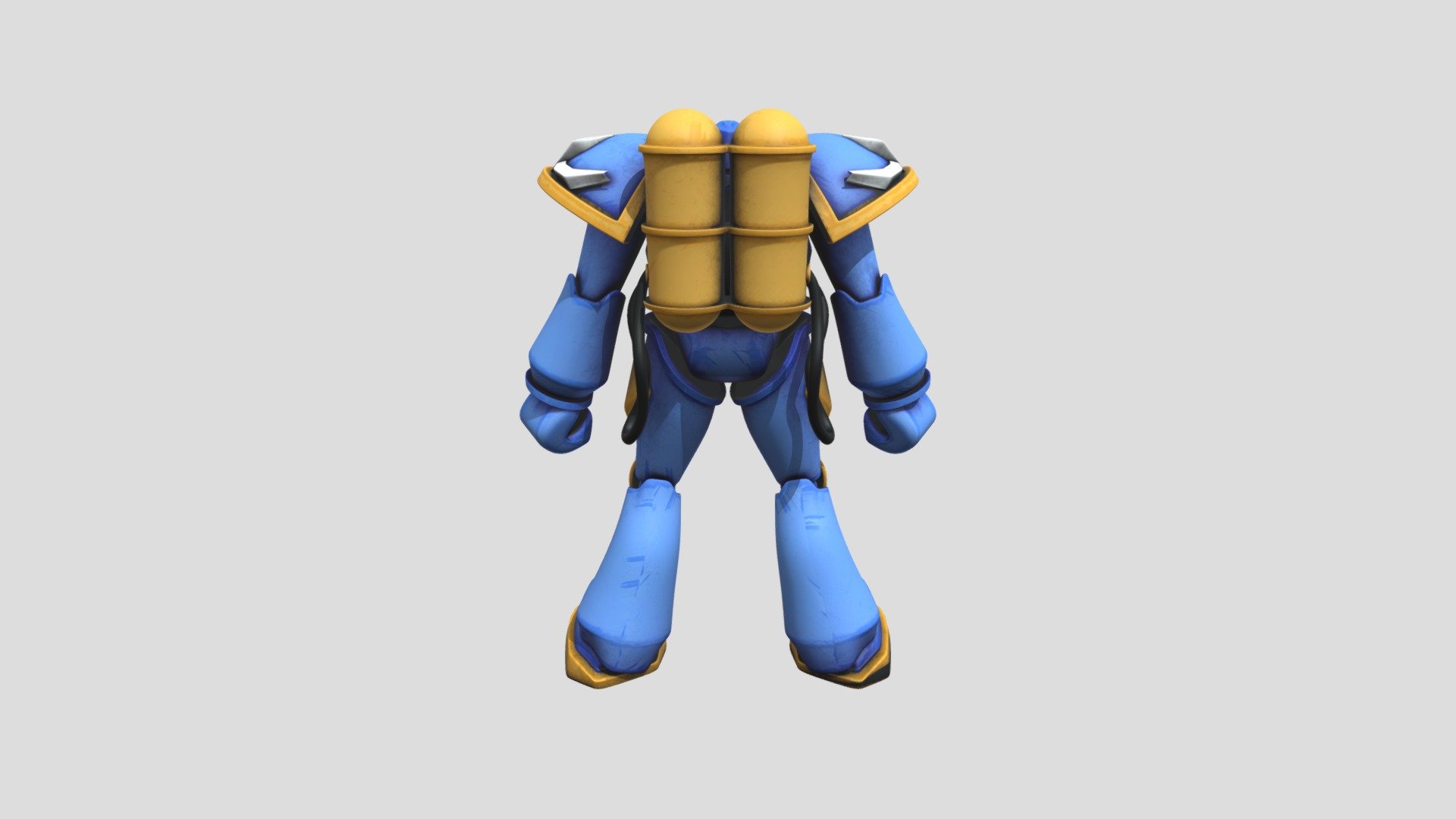 SpaceMarine Character - 3D model by kalkwortol [ff18604] - Sketchfab