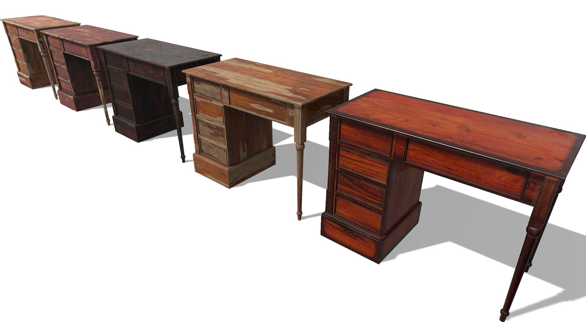 Desks - Buy Royalty Free 3D model by Studio Lab (@studiolab.dev ...