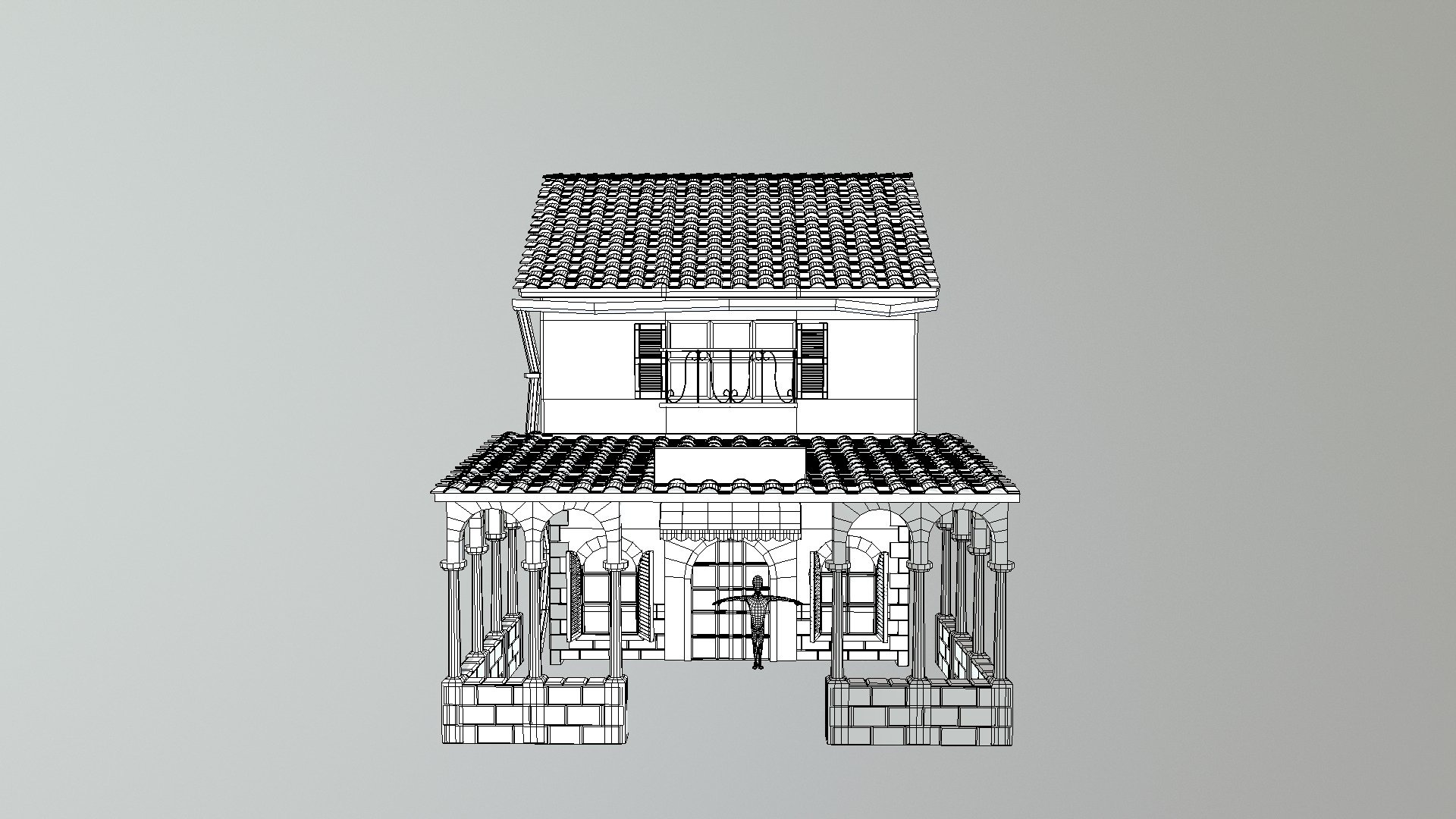 Cafe With Canopy - 3D model by Seth Jones (@sethkjones) [ff18edc ...