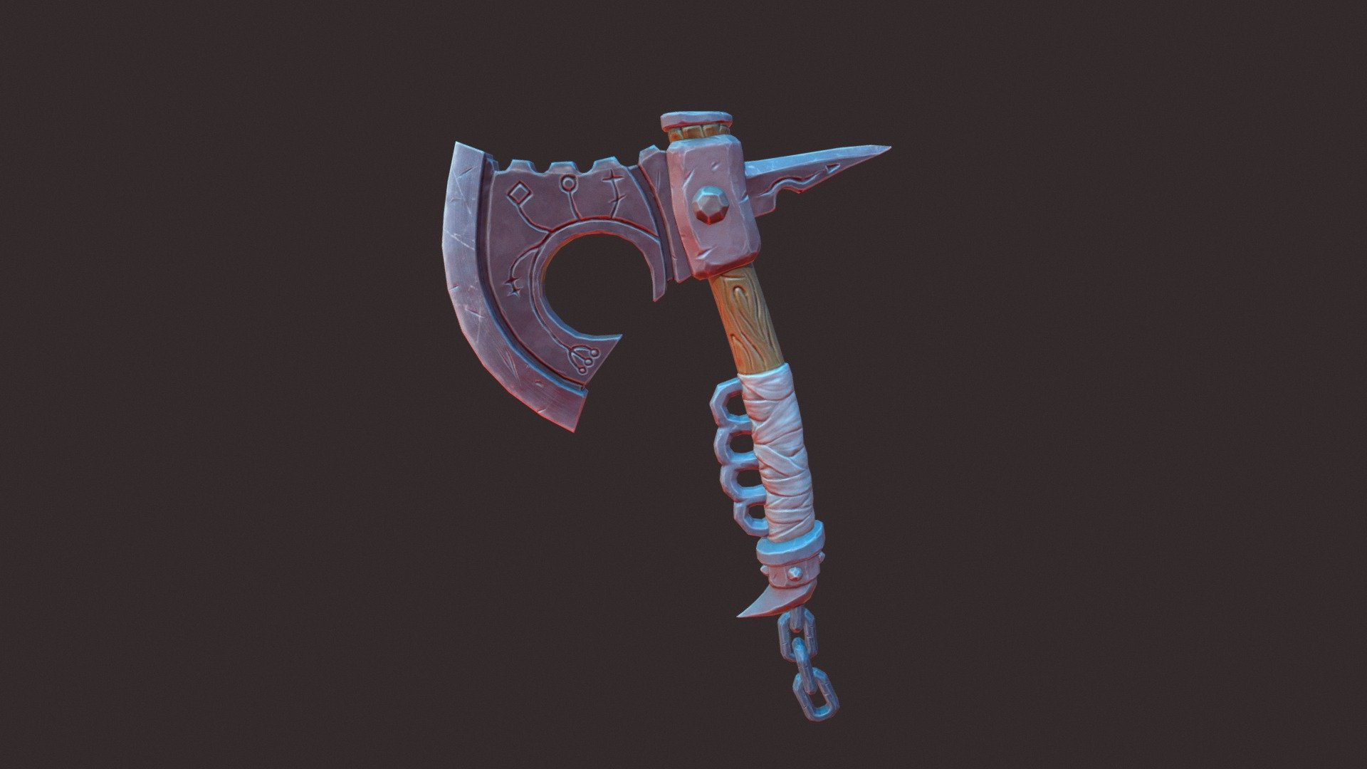 Stylized Axe - 3D model by mac7ua [ff1f331] - Sketchfab