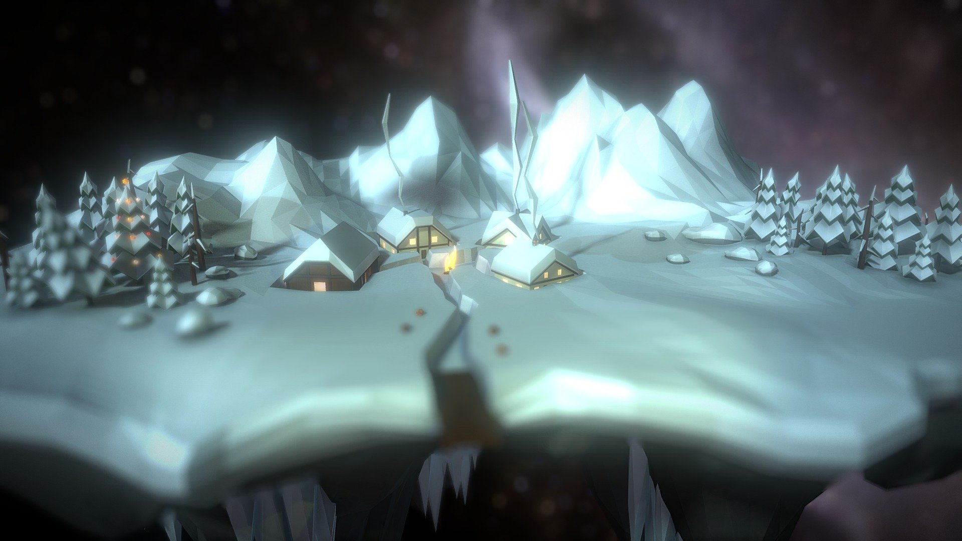Winter Island by David Tran - 3D model by pascalbabey [ff20dc8] - Sketchfab