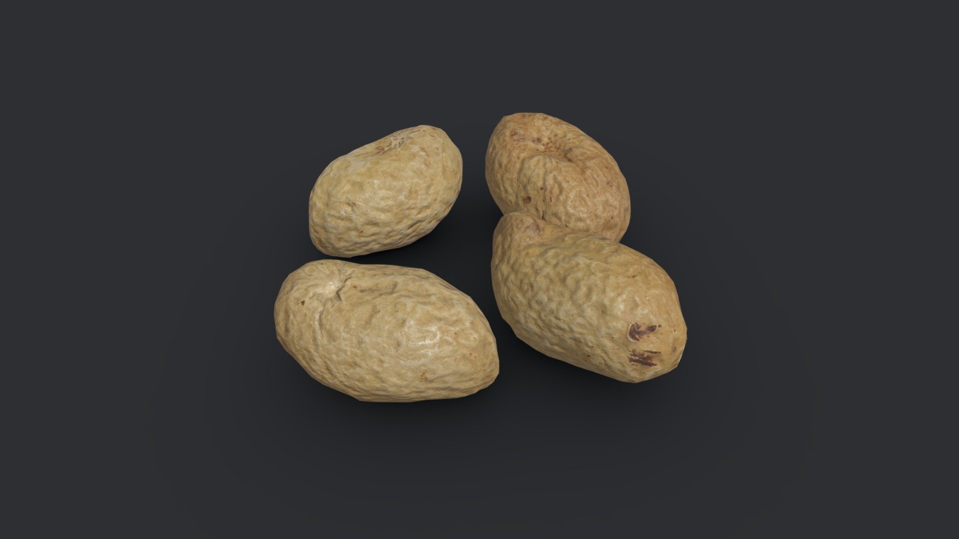 Peanuts Unshelled Single Pod - Buy Royalty Free 3D model by James West ...