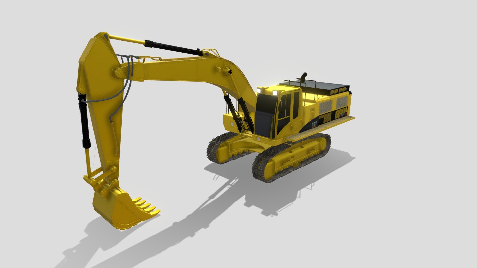 CAT 390D Excavator - 3D model by The Learning Network ...