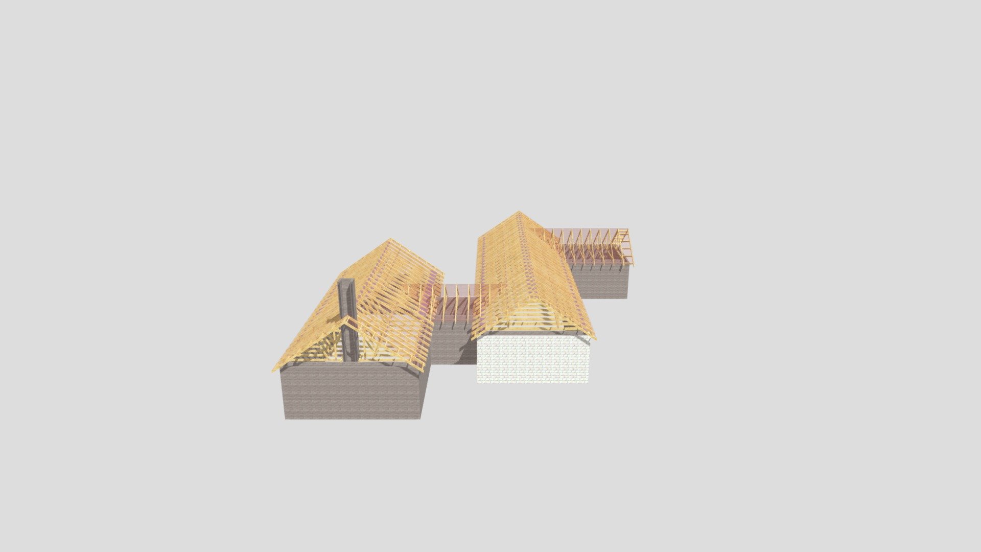M Kelly House_ Truss_ Roof REV B - Download Free 3D model by Dermf ...