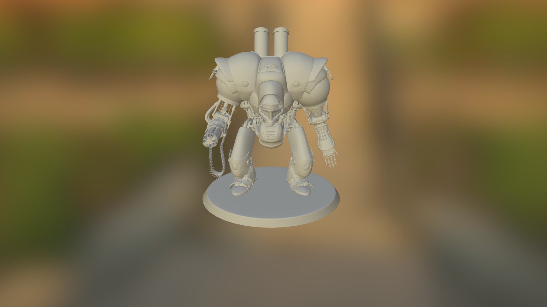 War Mech - 3D model by jacob3dmodeler [ff2408c] - Sketchfab