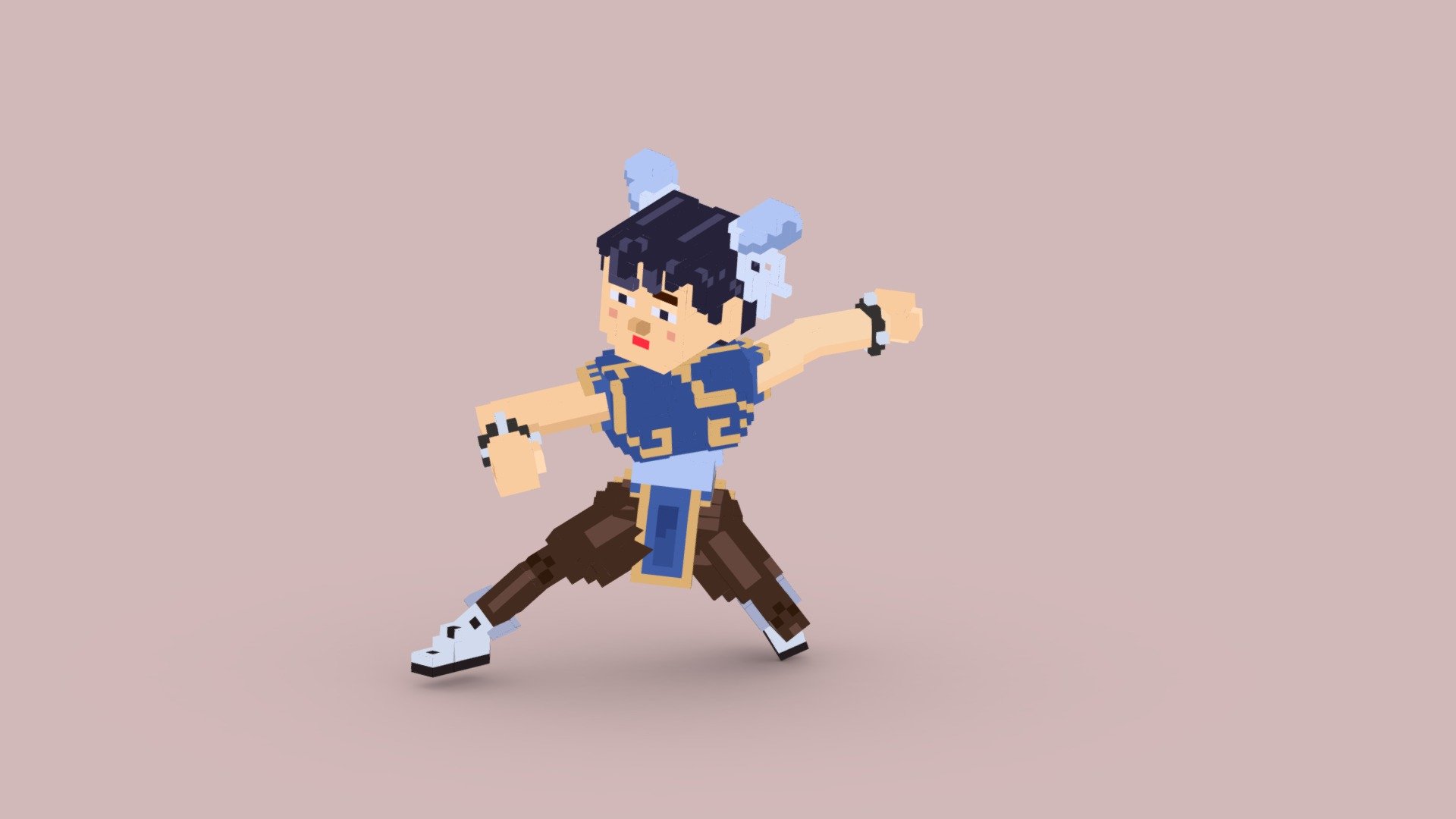 Chun Li - 3D model by P3ricl3s [ff24343] - Sketchfab