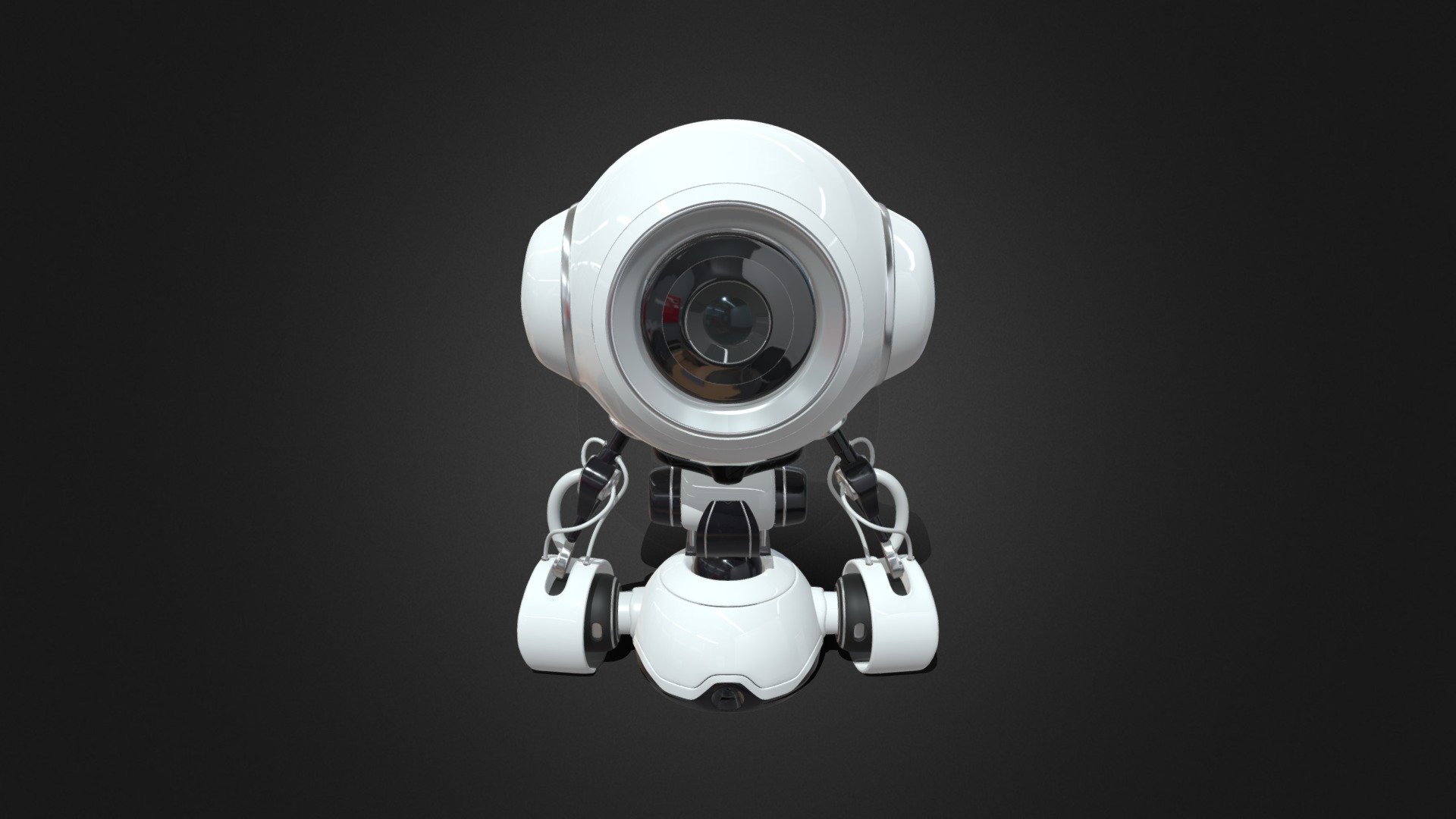Realistic Security Camera 3D Model - 3D model by MasterCreationz ...