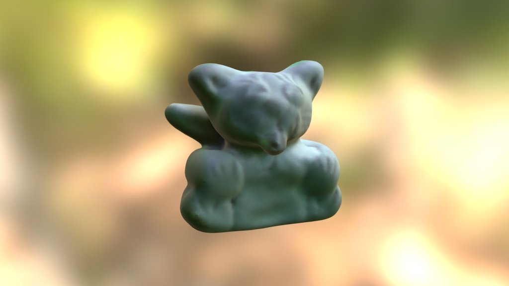 Clay Cat (XYZprinting 3D Scanner) - 3D model by bloguidice [ff272af ...