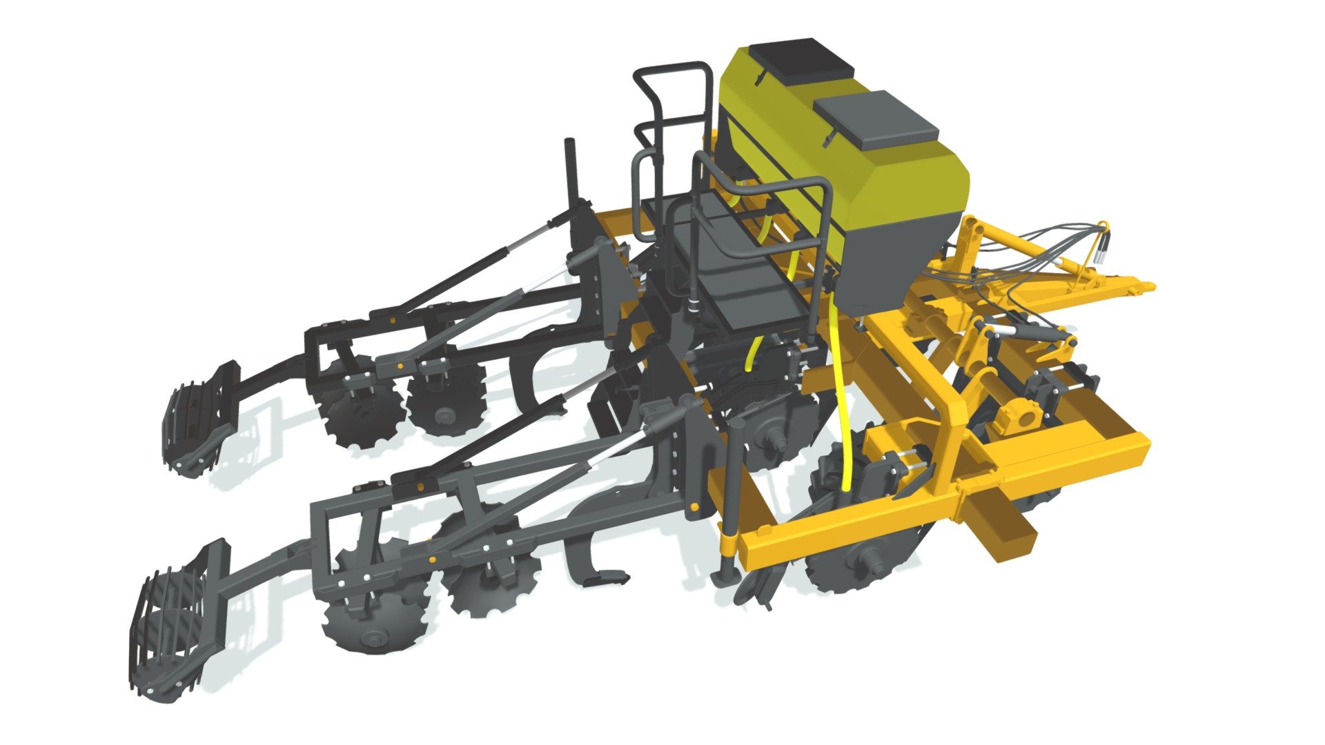 Farm Subsoiler - Buy Royalty Free 3D model by 3DHorse [ff27a0b ...