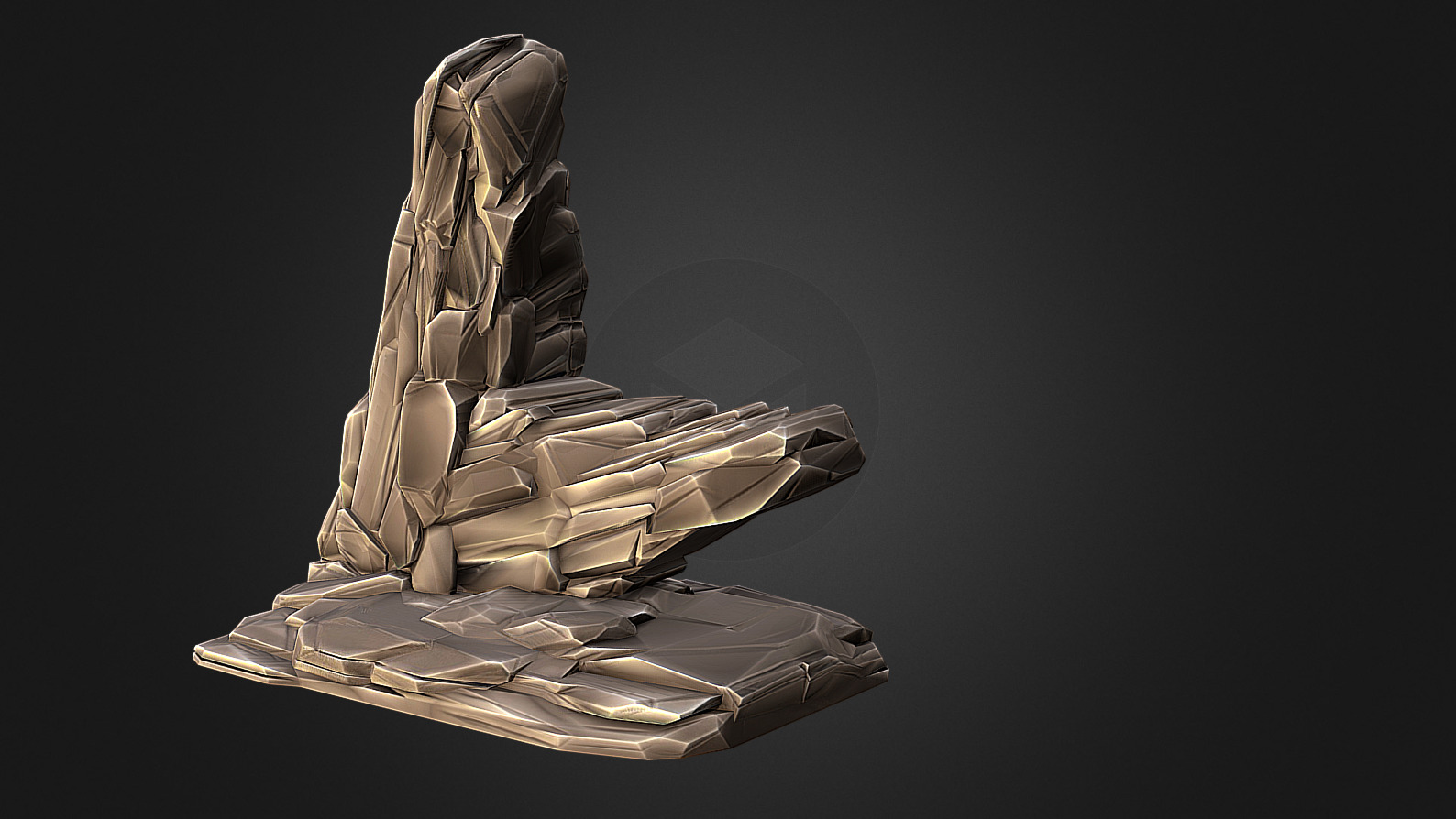 FF7 Recall - Midgar Rock_04 - 3D model by Noisette (@noisette74 ...