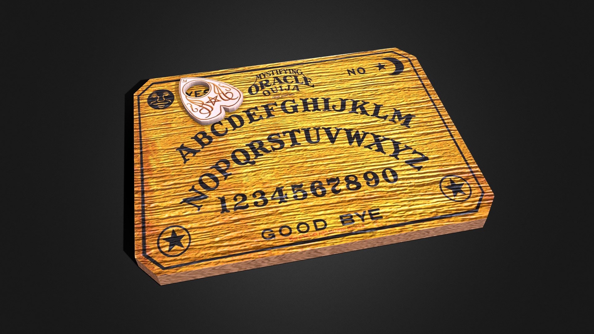 Ouija board - 3D model by Feodal (@fafagame21) [ff28ca5] - Sketchfab