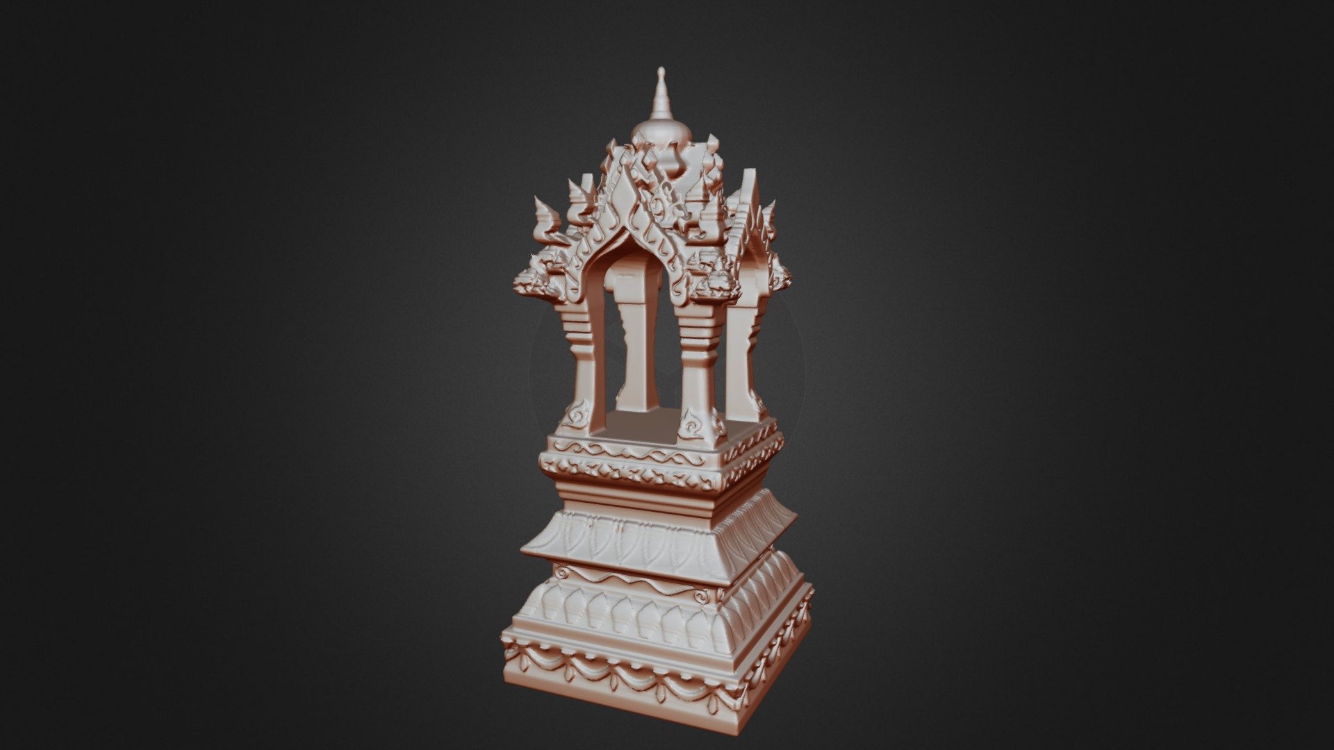 Brahma Shrine - Download Free 3D model by kositsuwan [ff2addd] - Sketchfab