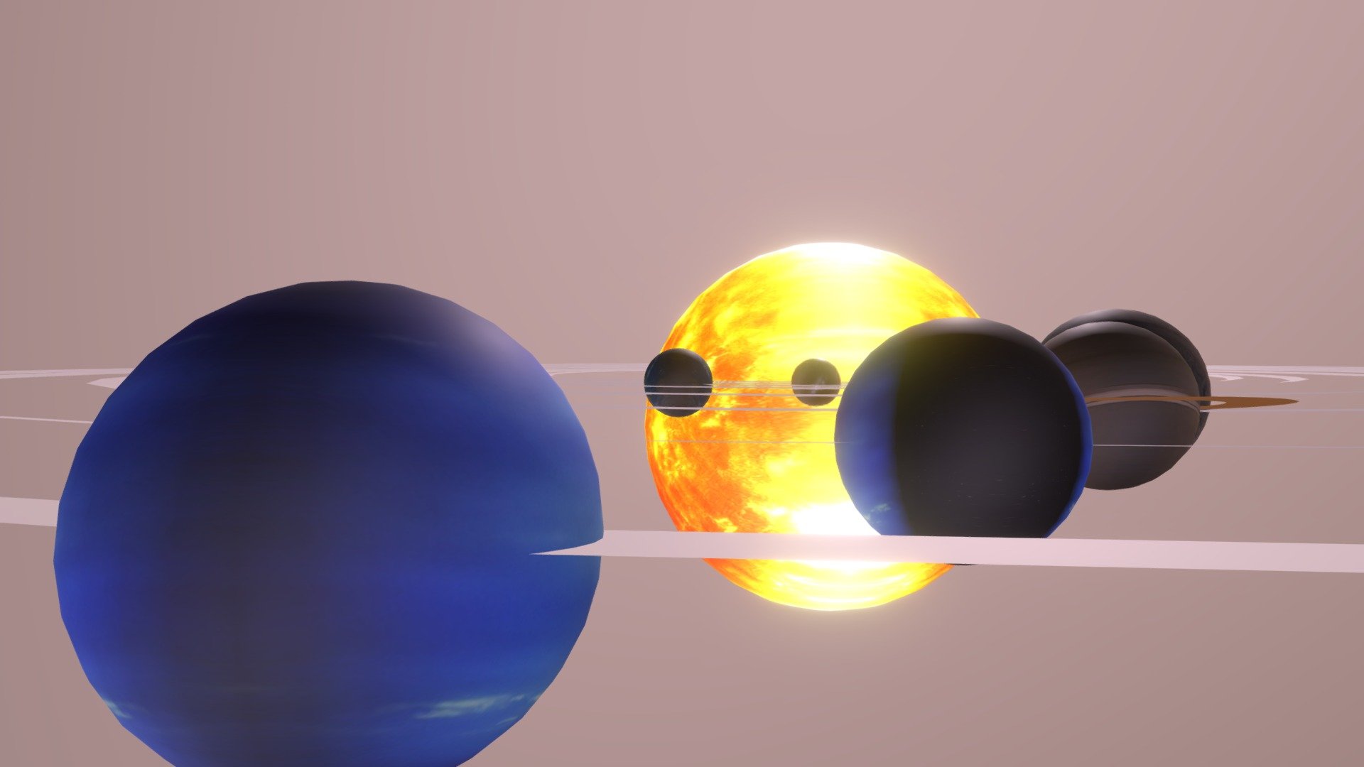 Sun System - 3D model by stepan13092008 [ff2bf3a] - Sketchfab