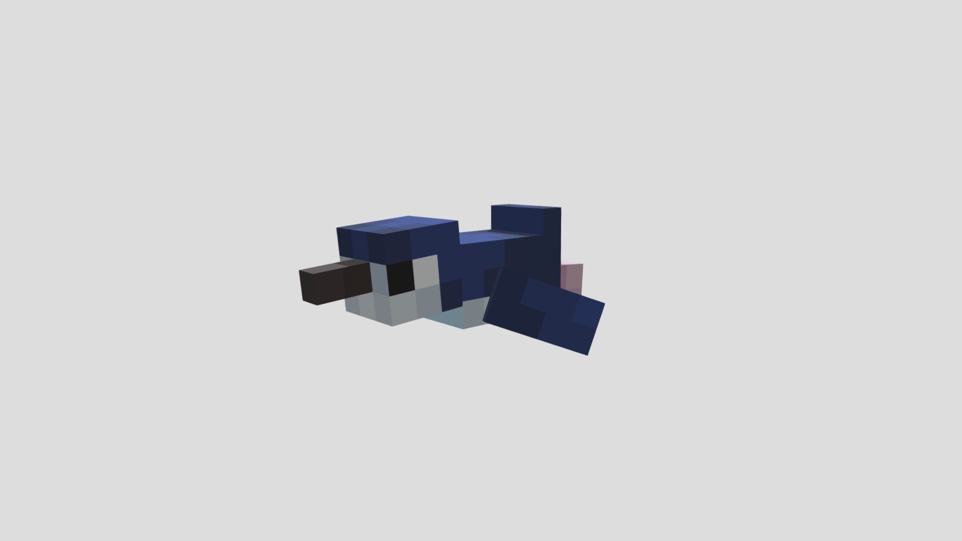 Minecraft - Blue Fairy Penguin - 3D model by Feebelle [ff2ce9d] - Sketchfab