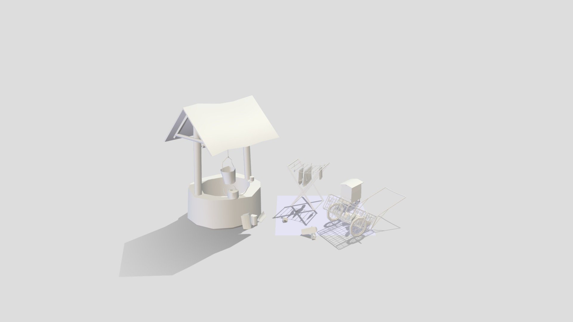 ECO HOUSE - 5 Modeled props - 3D model by LeontinaMorkovska [ff2de88 ...