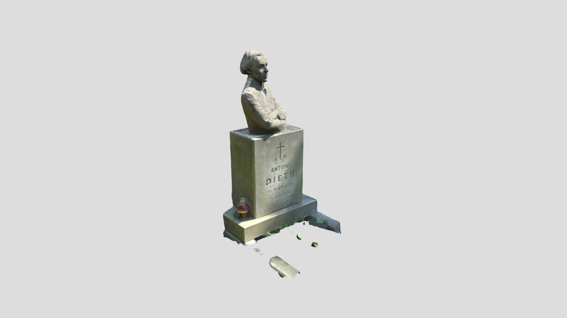Tombstone of Antoni Dieth - 3D model by Jagoda Augustyniak (@248789 ...