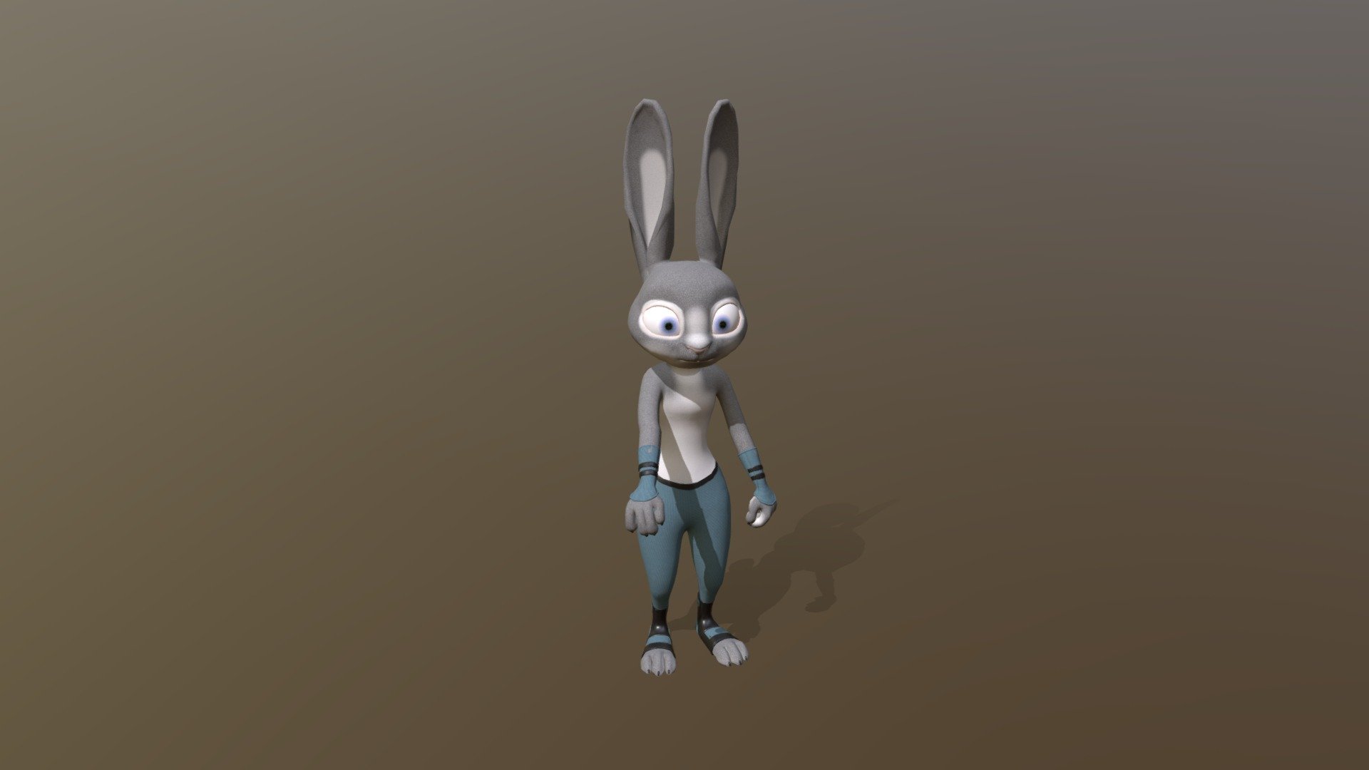 Rabbit Bored - 3D model by Pixel Hearts (@pixelhearts) [ff2fd18 ...