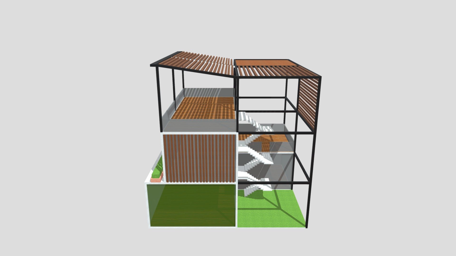 Clubhouse 3 - 3D model by architectsofmetavrse [ff3037f] - Sketchfab