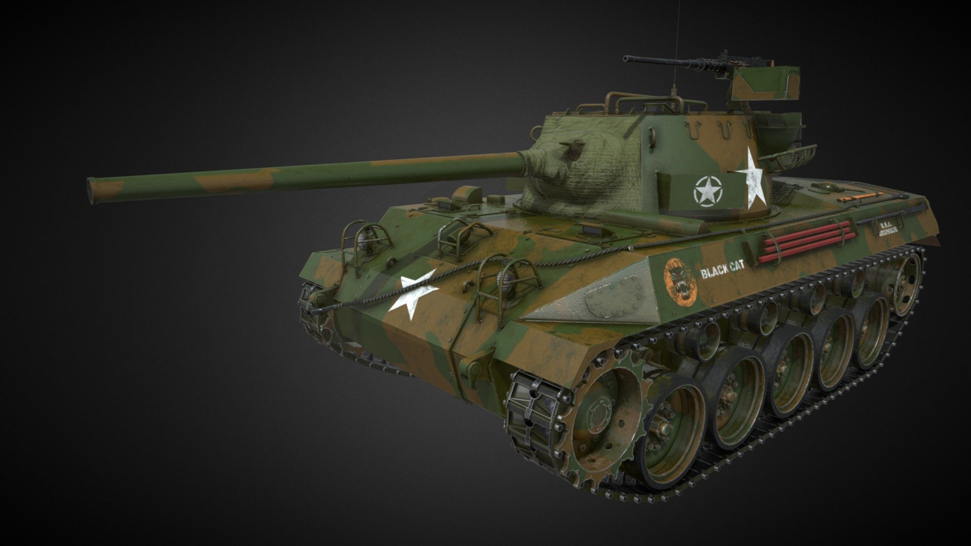 M18 "BlackCat"/"Hellcat" - 3D model by barking_dogo [ff32350] - Sketchfab