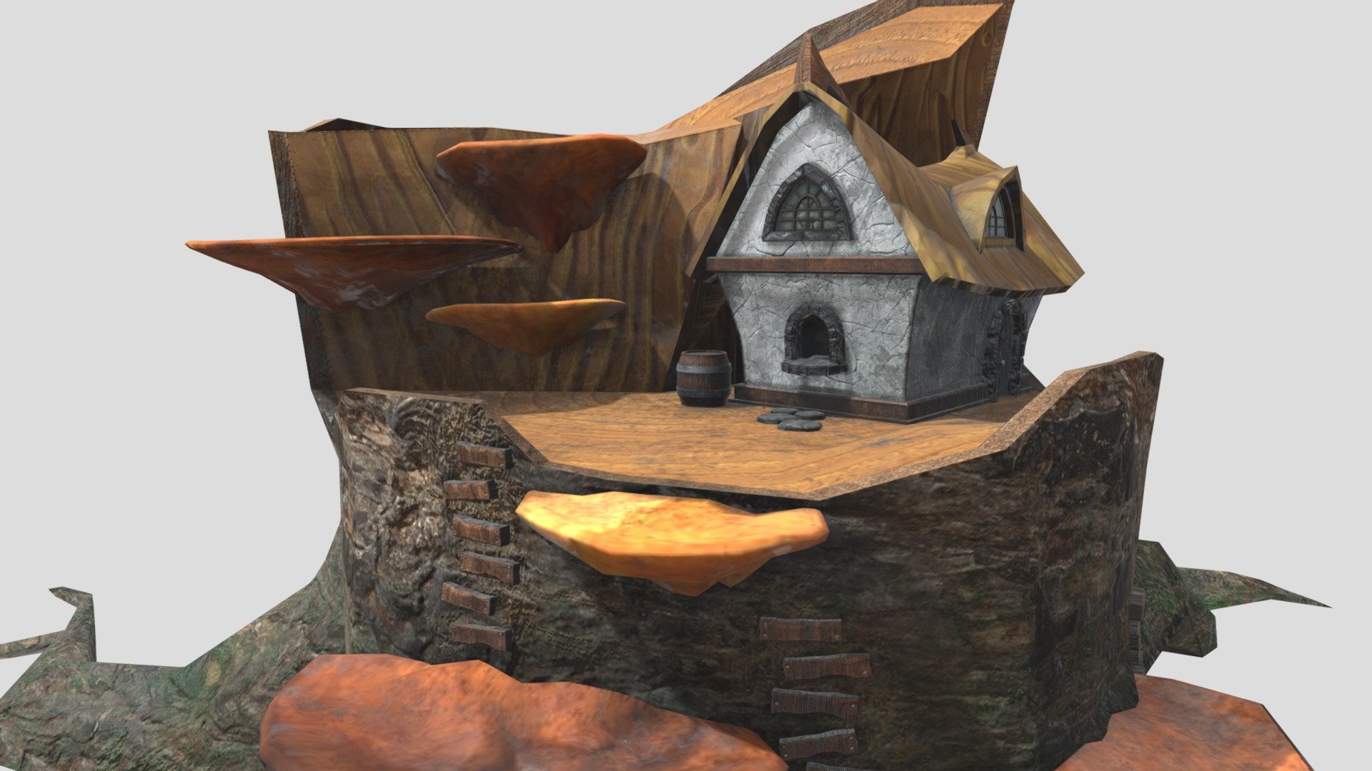 Fairy Treehouse - 3D model by Marike Wienefoet (@Marike.Wienefoet ...