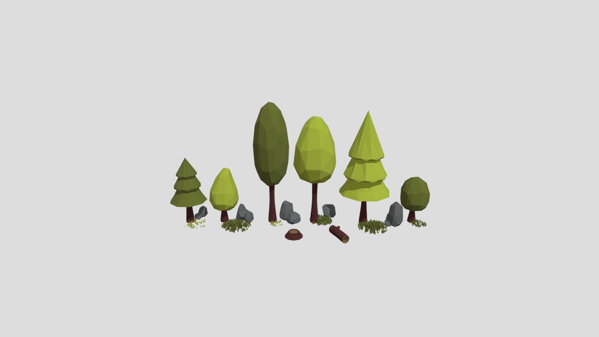 Low Poly Nature Pack - 3D model by Thiago.Roberto1 [ff3306e] - Sketchfab