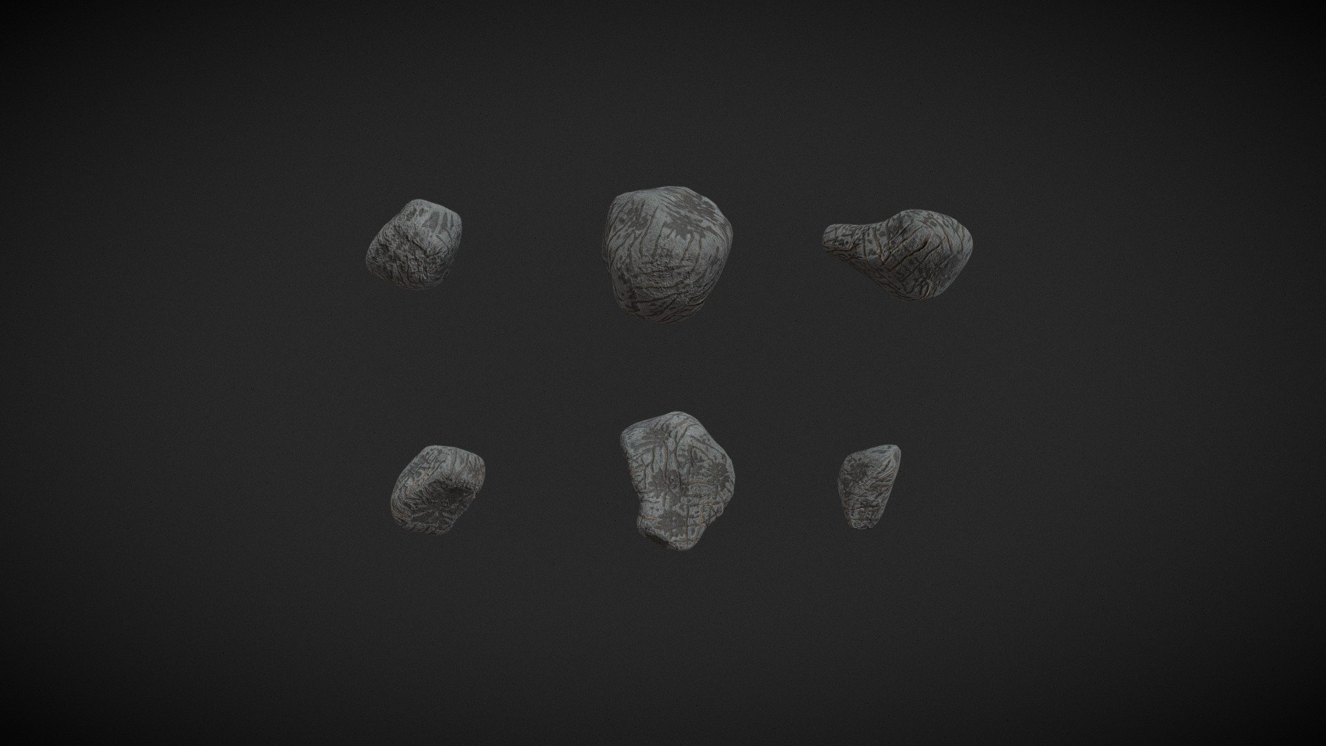 Asteroid 2f small Game Model - 3D model by Game Piggs (@GamePiggs ...