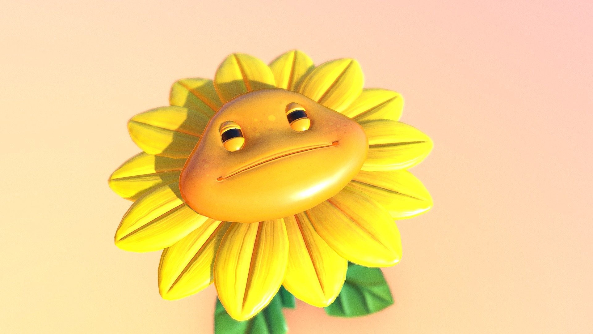 Pvz bfn Sunflower - Download Free 3D model by DANIEL 2 ...