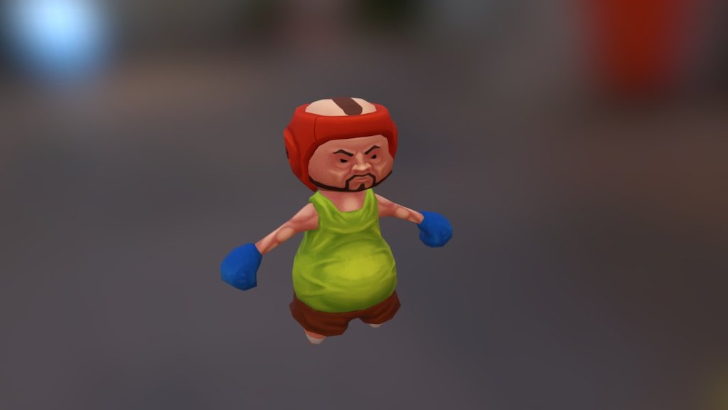 Chibi boxer - 3D model by stribog84 [ff3509b] - Sketchfab