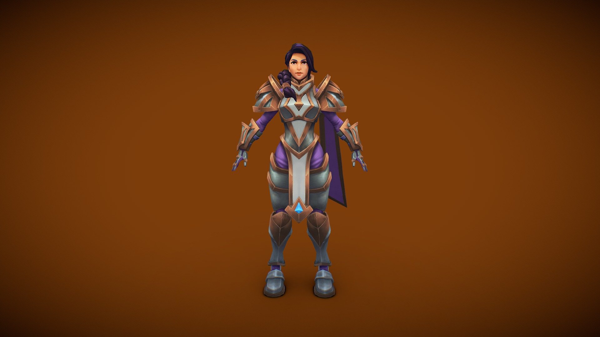 Shield Girl - 3D model by stan3d [ff36251] - Sketchfab