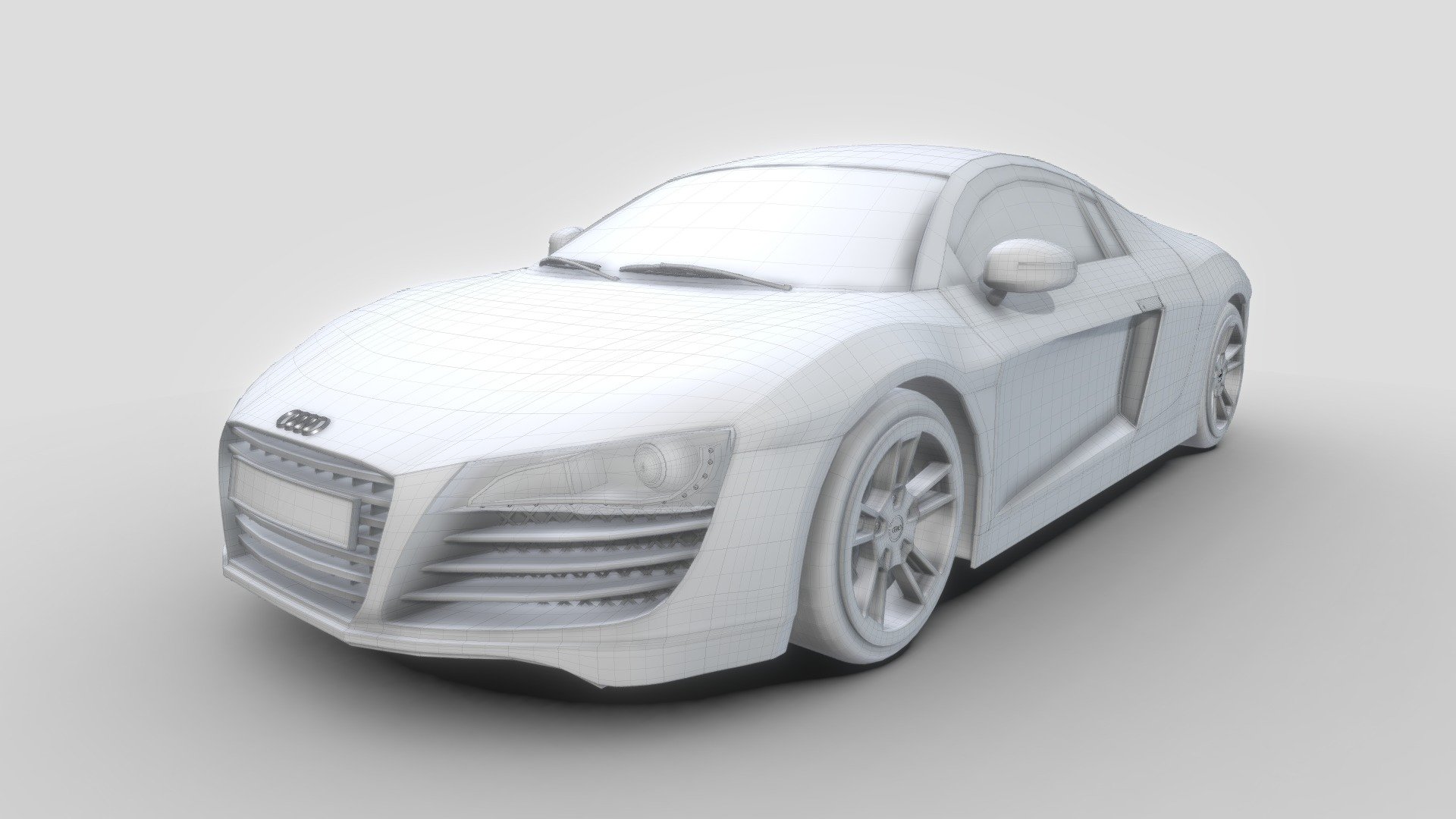 Audi R8 - 3D model by accromez [ff383bf] - Sketchfab