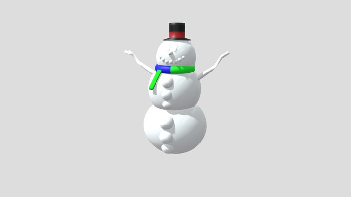 Snowman-blender 3D models - Sketchfab