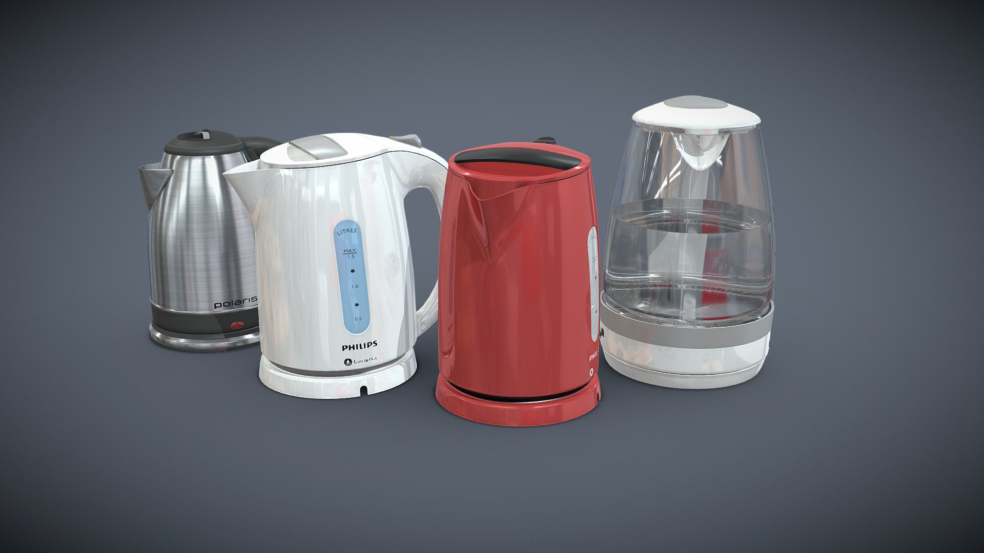 Electric Kettle - Buy Royalty Free 3D model by rendermanus831 [ff395f3 ...