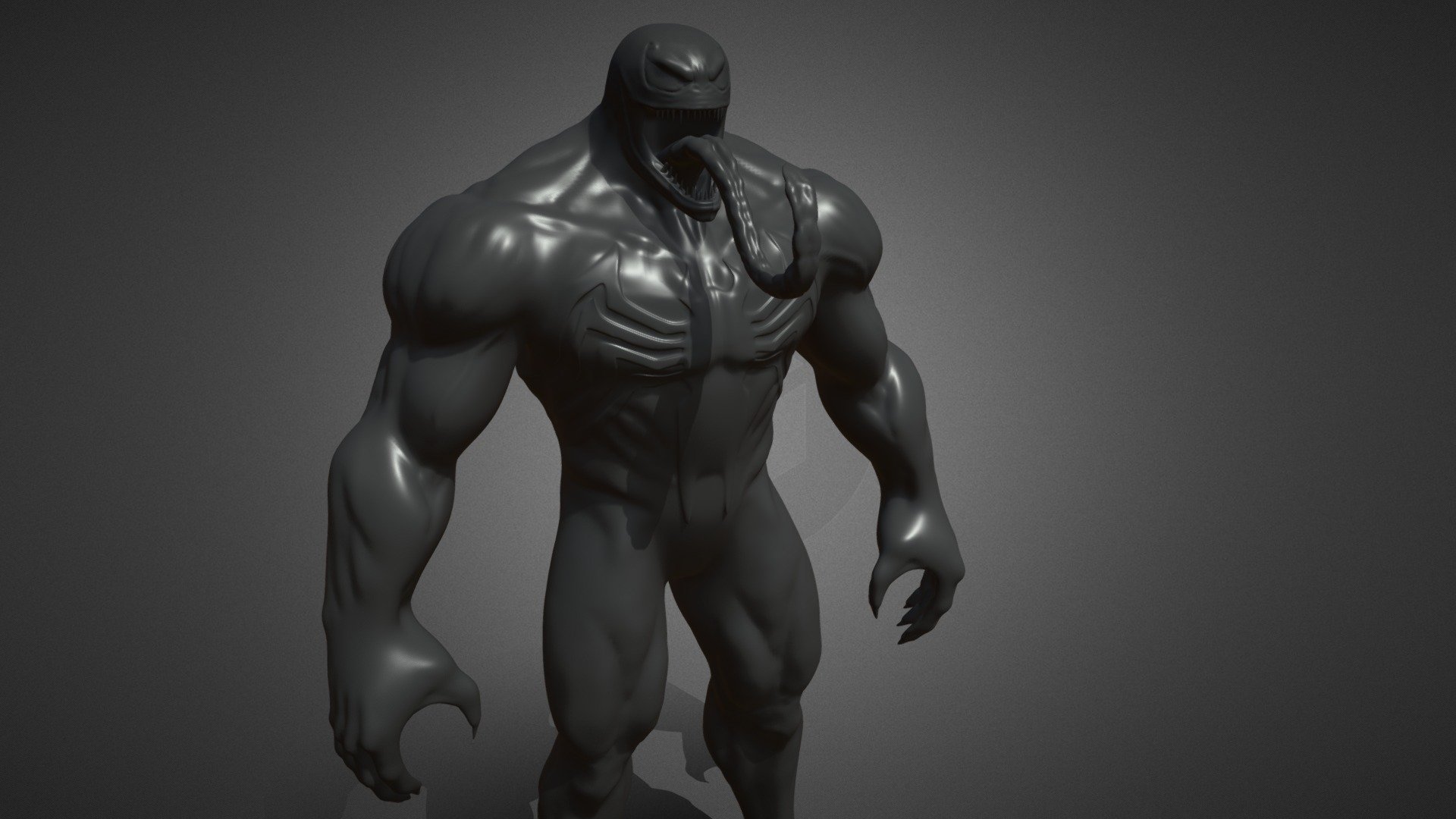 Venom Rigid Model - Download Free 3D model by ArteEn3D [ff3adee ...